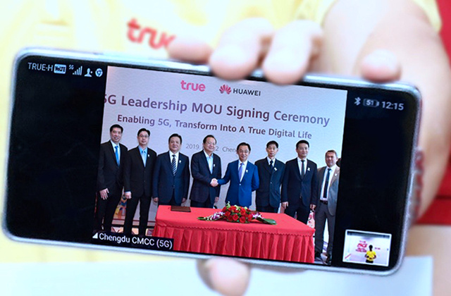 华为与泰国True签署5G MoU，打通中泰首个5G国际视频通话 - 华为 — C114通信网