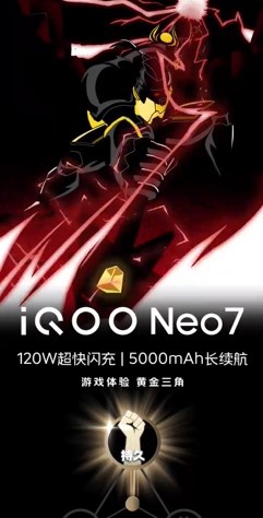 iQOO Neo7 正面亮相，采用三星 E5 柔性直屏 - 通信终端 — C114通信网