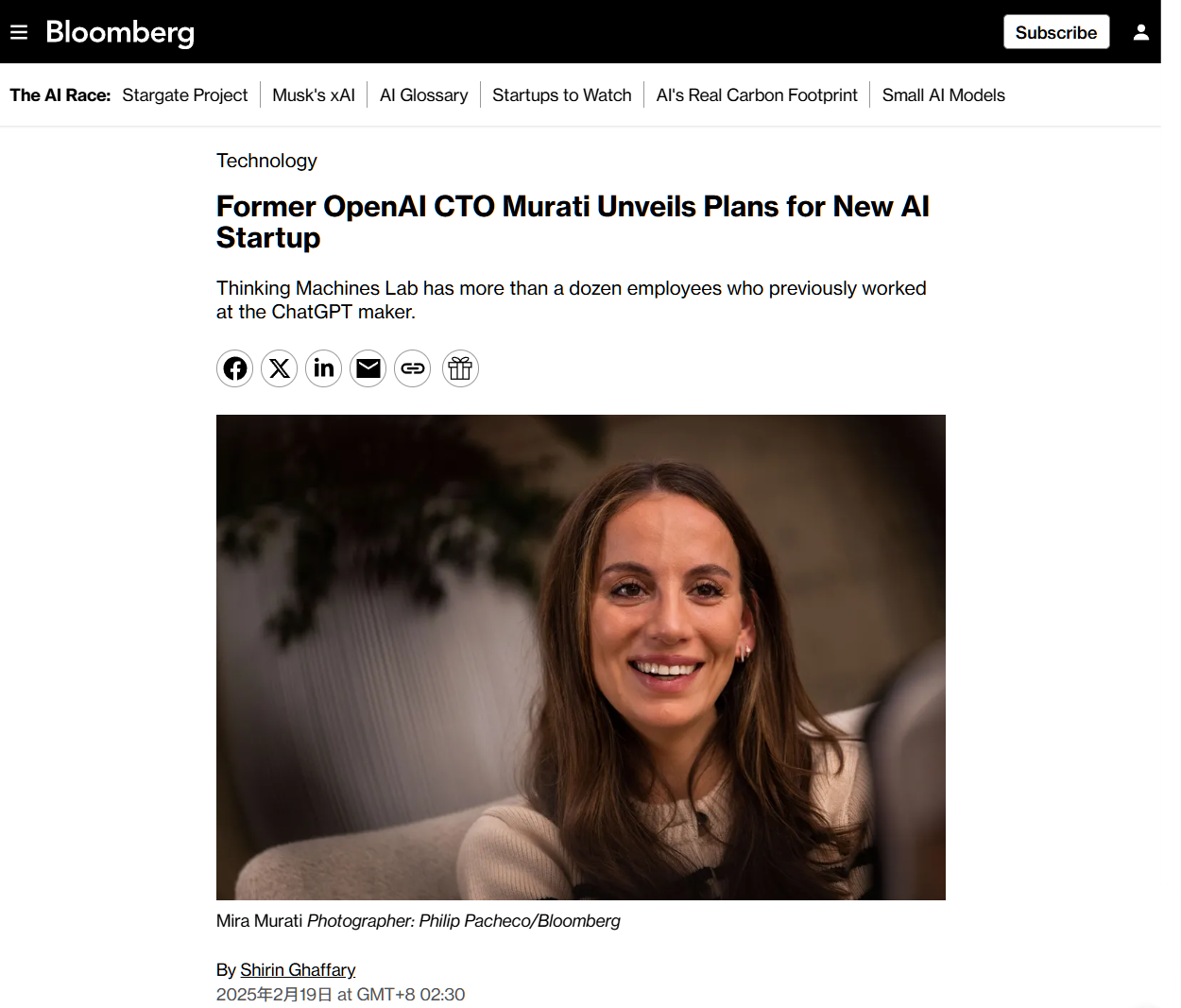 前OpenAI首席技术官“自立门户”，翁荔等多名老东家干将加盟 - Cloud&AI — C114通信网